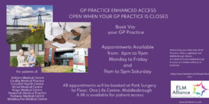 Enhanced Access – Greater Middlesbrough Primary Care Network
